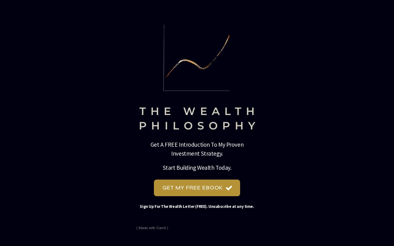 Wealth Philosophy